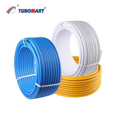 China 50 Years Lifetime Tubomart Hot Water Insulated 1216 1418 1620 Pipe 5 Layers Multilayer Insulated Pex Al Pex Pipe for sale