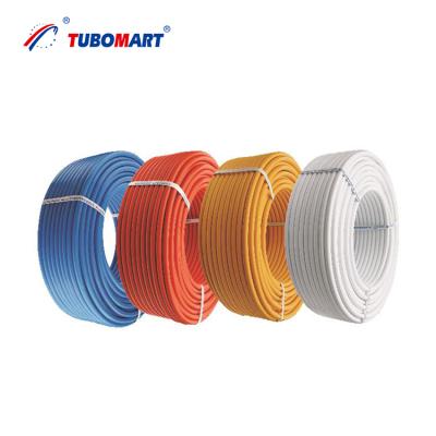 China OEM Manufacturer's PEX-AL-PEX Multilayer Orange Pipe 1216 1620 Sizes Water Heating Gas Solution 100m Length for Indonesia for sale