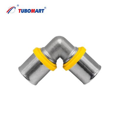 China PEX AL PEX Tubing Compatible DN25 Pex Press Fittings for Pressure Natural Gas/Water Pipeline Installation for sale