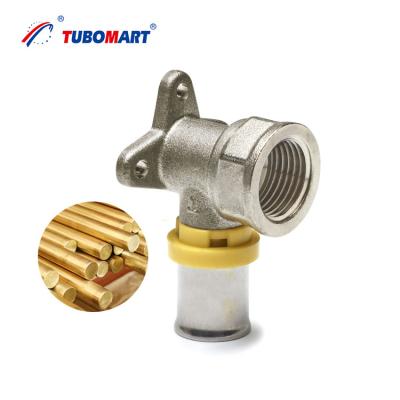 China OEM Brass PEX-AL Crimp Fittings STRAIGHT MALE UNION for Pex Al Pex Multi-layer Plastic Water and Gas Pipe with ISO9001/ISO17484 for sale