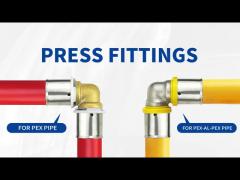 1/2 3/4 1 Inch Pex Press Fittings Residential Gas Pipe Press Fittings