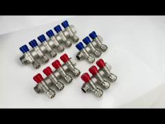 Taille personnalisée de chauffage de l'eau à plusieurs couches de la soupape de distribution Pex à plusieurs couches de connexion avec le tuyau Pex
