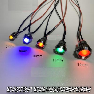 China Cable Connectors Assembled Power Pilot Lamp LED Indicator Light Sigal Warning Light for sale