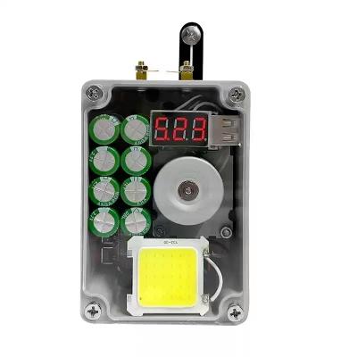 China Hand Generator Box Emergency Power Bank USB Phone Charger Lighter Manual Power Supply Ignition for sale