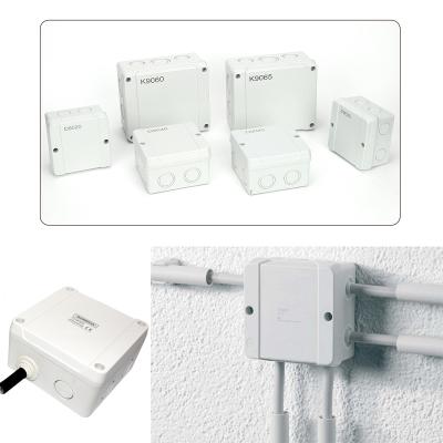 China IP67 CCTV Camera Monitor Distribution Waterproof Cable Junction Box with Terminals for sale
