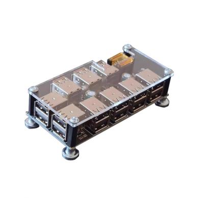 China Dual Port USB 3.0 Type A Type-C Female Socket Jack PCB Board Connector For Laptop Computer for sale