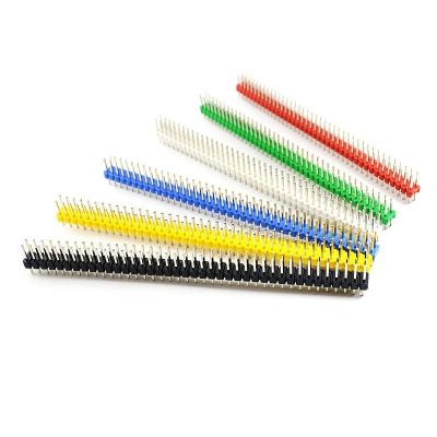 Cina 2x40P colorato 40Pin 2.54mm 0,1