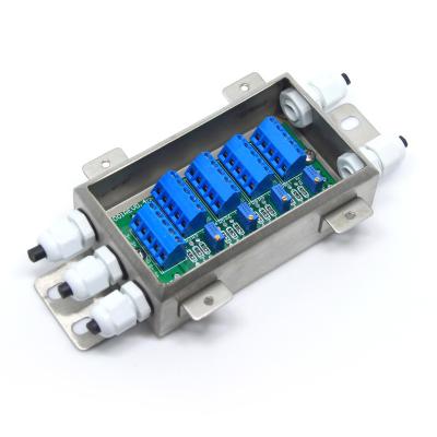 China Maneira 4 que pesa a pilha de carga do sensor que soma o exemplo de aço inoxidável pequeno do cerco da caixa de junção à venda