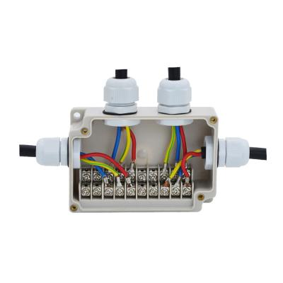 Cina Modi elettrici impermeabili di recinzione 10 dei blocchetti terminali della scatola di giunzione IP65 110*75*43mm in vendita