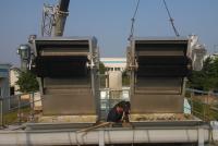 China Screen Type Ladder Grille Solid Liquid Separation Equipment Plate Type Step Grille 600-3000mm for sale