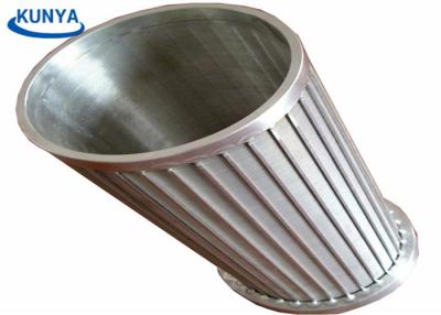Cina acciaio inossidabile Mesh Sieve Cylinder Johnson del filtro a sipario del cavo di 500um SS302 V in vendita