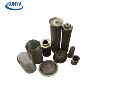 중국 메쉬 1 um 실린더에게 5.0 밀리미터 Ss 카트리지 필터 소결 금속을 전송하세요 판매용