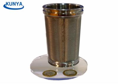 Китай Патрон фильтра нержавеющей стали Hastelloy 5 слоев конуса 12mm продается