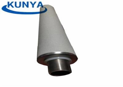 China Hoher Fluss 1mm sinterte porösen Edelstahl filtert Schalldämpfung zu verkaufen