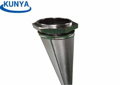 중국 1.0 밀리미터 자동 셀프 크리닝 300 um 소결 필터 엘리멘트 금속 카트리지 판매용