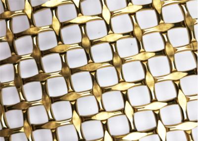 中国 陽極酸化の装飾的な金網編まれたシートsUS316を造る建築 販売のため