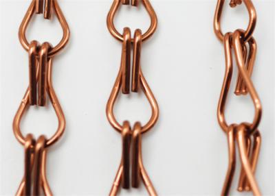 中国 装飾的な網のシャワーSUS304の金属のドア チェーン リンクはえのカーテン3x3 販売のため