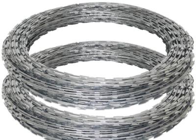 Cina Spirale galvanizzata del filo spinato del rasoio del collegamento a catena 18inch di 450mm in vendita