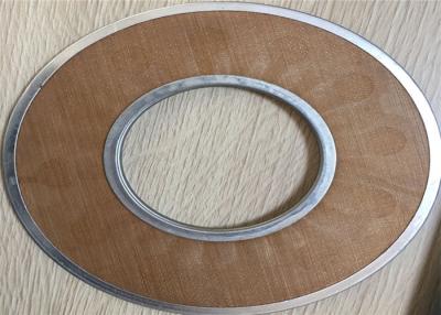 China alambre redondo plano Mesh Discs Pouching Stamping del sínter del metal 1um en venta