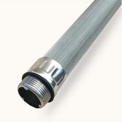Cina Rimuova le impurità dell'olio ha piegato il filtro a candela di acciaio inossidabile di 25mm 316L in vendita