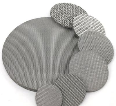 Cina Tolleranza del disco 0.1mm del filtro sinterizzata metallo poroso Ss316 in vendita