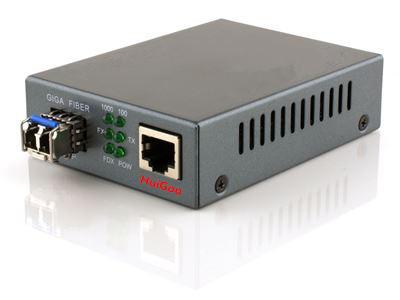 China Single fiber/dual fiber Fiber Optic Media Converter/Transceivers 10/100/1000M Dual fiber sfp  Media Converter for sale