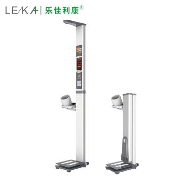 China Medische ultrasone lengte-gewichtsschaal met lichaamsvet- en bloeddrukanalysator Te koop