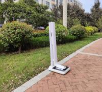 China Body Composition Analysis and Temperature Measurement with Standing Type Digital Scale for sale