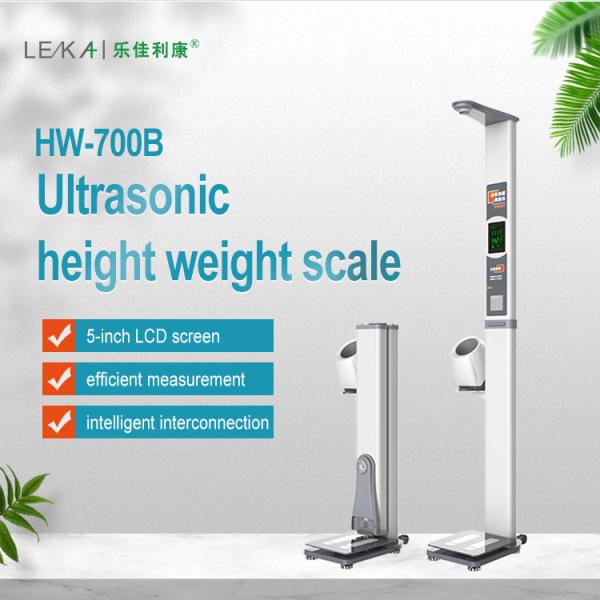 Quality Accurate Ultrasonic Height Weight Scale with BMI Calculation and Precision for sale