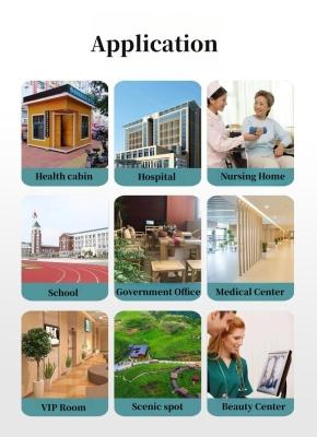 Cina Chiosco di controllo sanitario con alimentazione AC100-240V e WIFI in vendita