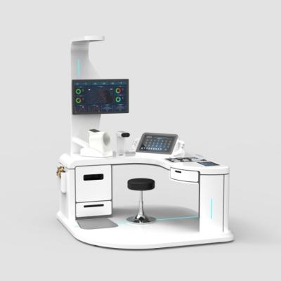 중국 32' LCD 풀 터치 스크린 디비전 0.01kg 의료 자율 서비스 건강 검사 키오스크 판매용