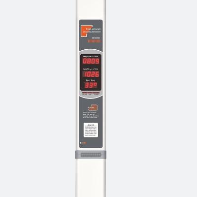 China Convenient Blue Ultrasonic Height Weight Bmi Scale 33*46*230cm for Quick Measurements for sale
