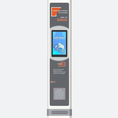 China Convenient Blue Ultrasonic Height Weight Bmi Scale 33*46*230cm for Quick Measurements for sale