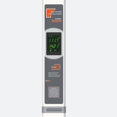 China Convenient Blue Ultrasonic Height Weight Bmi Scale 33*46*230cm for Quick Measurements for sale