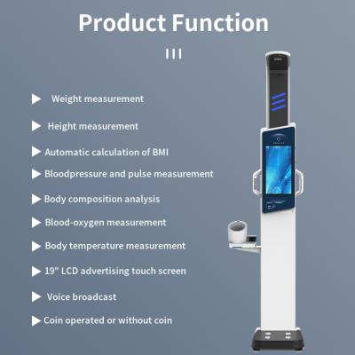 China Full Body Checkup and Composition Analysis Scale with Medical Grade Stainless Steel for sale