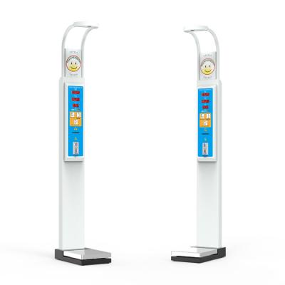 China AC100-240V Power Supply Coin Operated Scales Height Weight Vending Machine for Pharmacy for sale