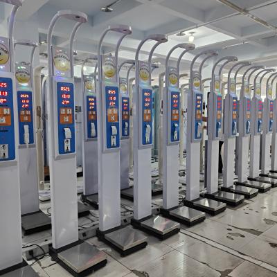 Китай 500 кг 200 кг Ультразвуковая монета Операционный вес и высота шкалы ИМТ ИМТ Продажа аптеки баланс продается