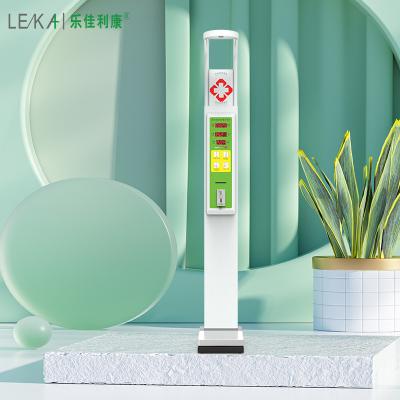 Farmacia Display LED de altitud y peso con monitoreo de salud