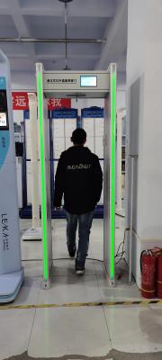 China Accurate Body Temperature Measurement Gate Door with 0.3 0.5 Meters Measure Distance for sale