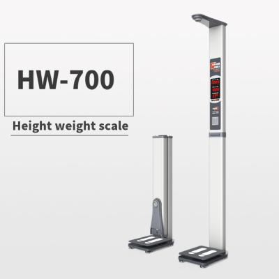 China White Electronic Weight Scale for Hospital 200KG BMI Digital Ultrasonic Height Measurement for sale