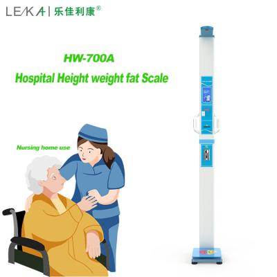 China LCD-scherm Medische hoogtemeting Opvouwbare lichaamsvetanalysator voor ziekenhuisonderzoek Te koop
