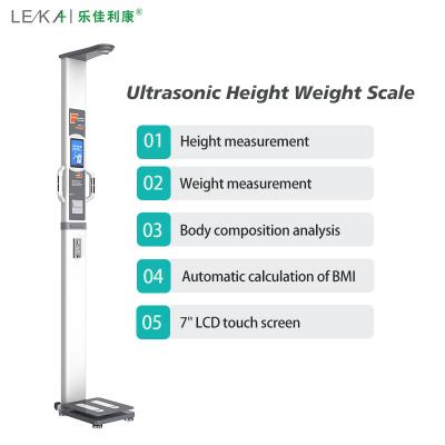 China LCD-scherm Medische hoogtemeting Opvouwbare lichaamsvetanalysator voor ziekenhuisonderzoek Te koop