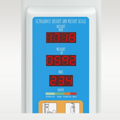 Cina Display a LED 200KG Misurazione dell'altezza e del peso Scale mediche e intervallo di altezza da 60 a 200 cm in vendita