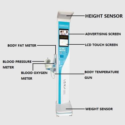 Cina Schermata LCD touch BIM Altezza corporea Scala di peso per la valutazione e l'esame della salute in vendita