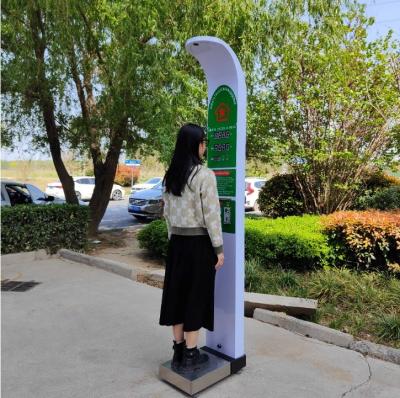 중국 100-240V 200kg BMI 키와 체중 측정기 체육관 서식 척도 키 60-200cm 판매용