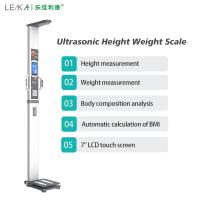 China Ultrasonic BMI Body Fat Analyzer with Height Measurement Function and 60-200cm Range for sale