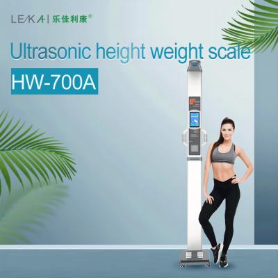 Cina Macchina di analisi del grasso corporeo per BMI ad ultrasuoni con misura del peso in altezza N.W 25kg in vendita