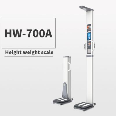 China Thermal Printer HW-700A Ultrasonic Height Weight Fat Analyzer for Body Fat Measurement for sale