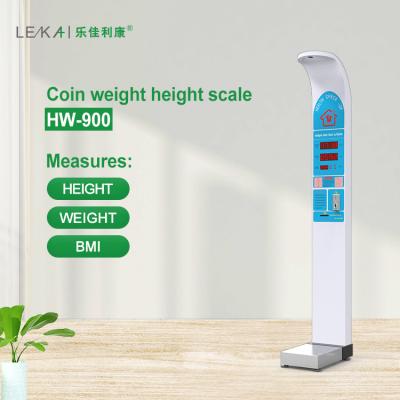 China Max User Weight 200kg HW-900 Height Weight BMI Scale for Pharmacy Coins Operation for sale