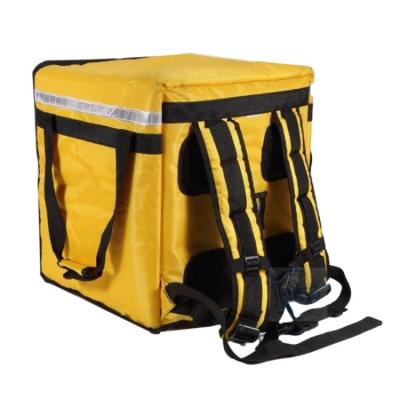 China 10 * 10 * 10 inch niet-geweven geïsoleerde koeler voedsel verzendzak rugzak met aluminium folie bekleding Te koop